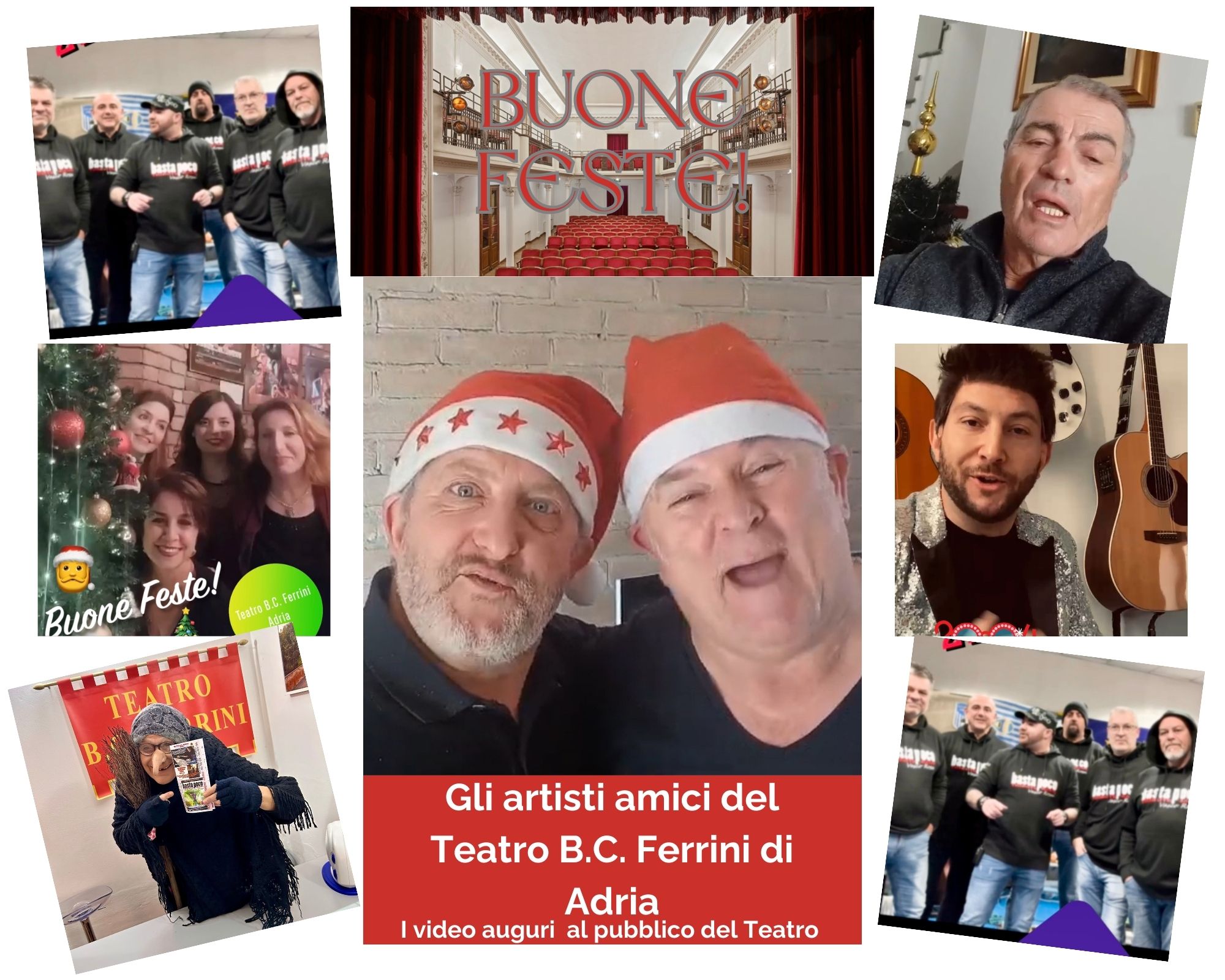 Tanti video-auguri al pubblico del Ferrini: interpreti gli artisti ...