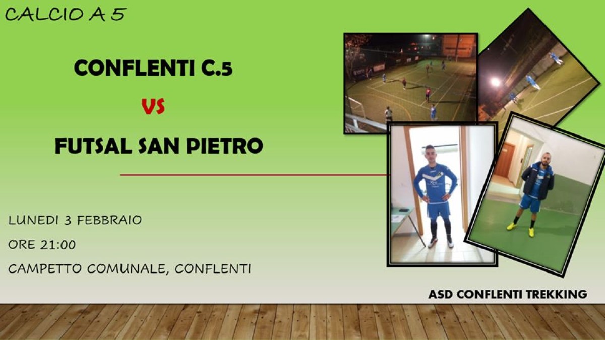 Il lunedì del calcio a 5: Conflenti vs Futsal San Pietro - itConflenti