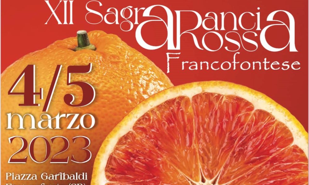 Sagra dell'Arancia Rossa il 4 e il 5 marzo - itFrancofonte