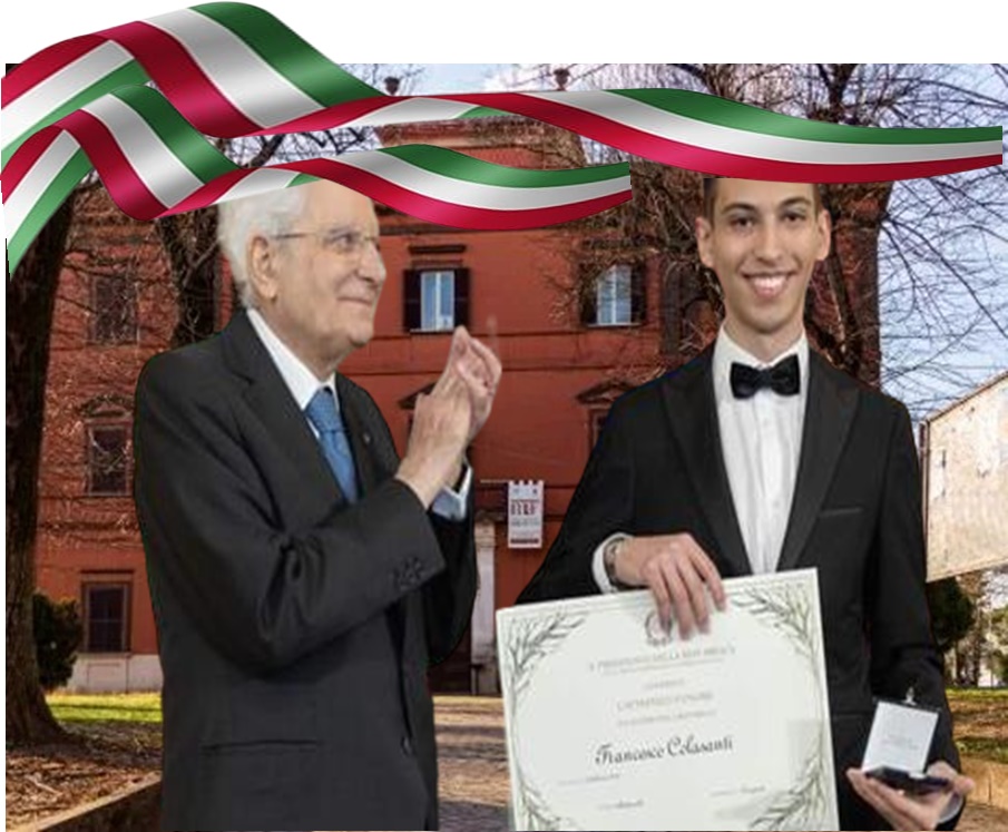 Francesco Colasanti, studente di Pofi, Alfiere della Repubblica per il ...