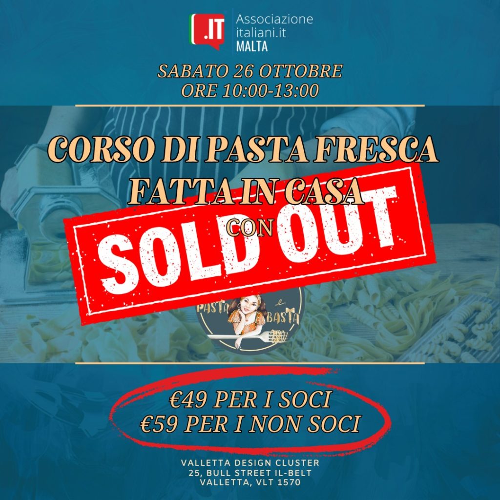 Sold out del corso di pasta fresca! - itMalta